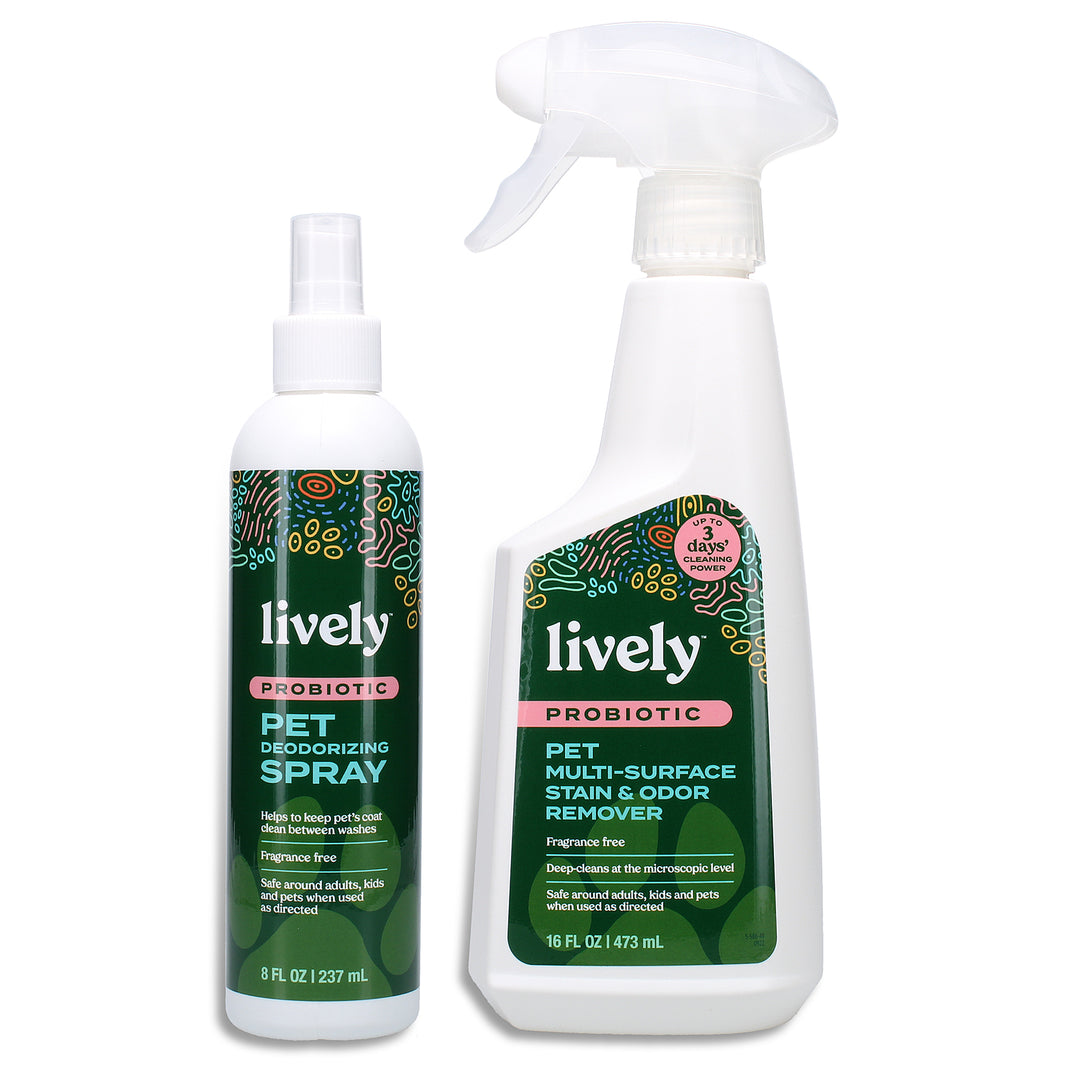 Lively Pet Deodorizing Spray | Probiotic Deodorizer for Dogs – Lively Clean